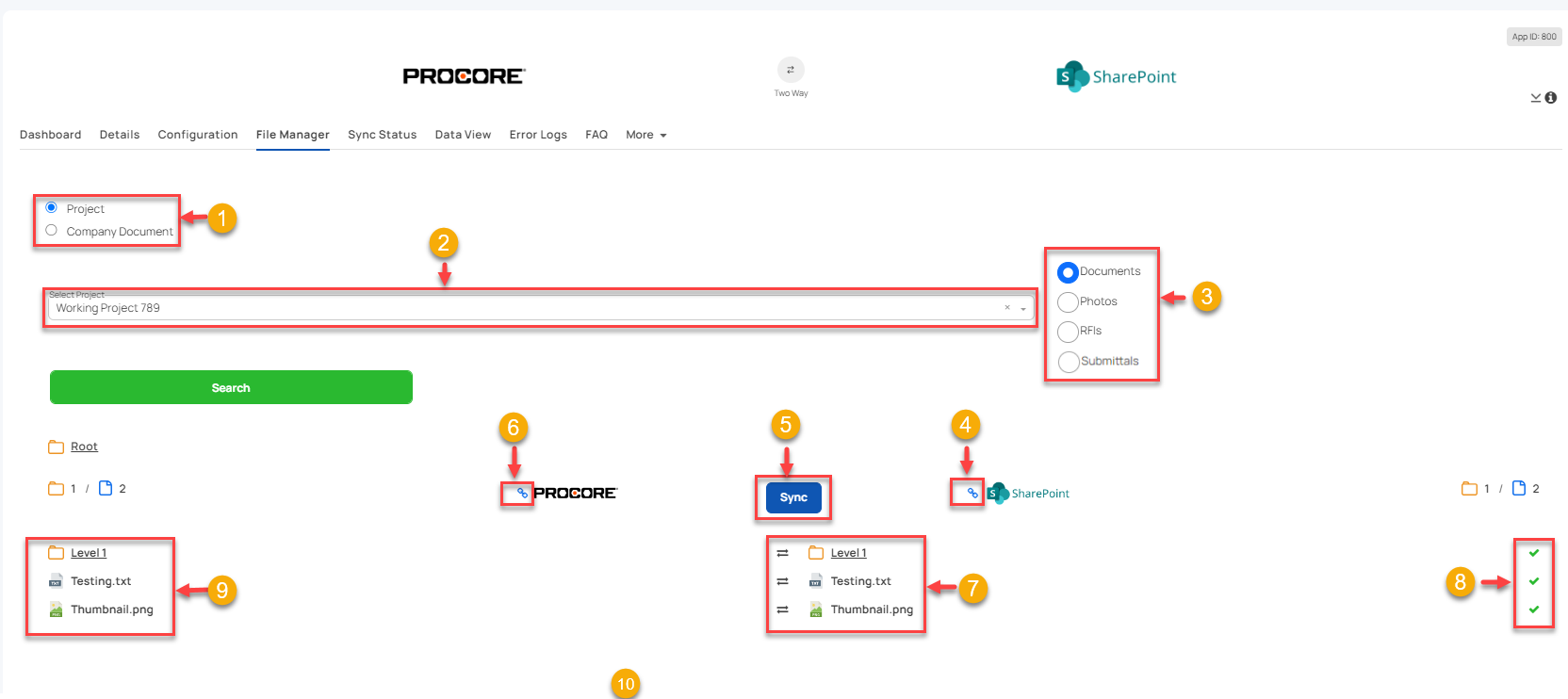 Procore to SharePoint Integration