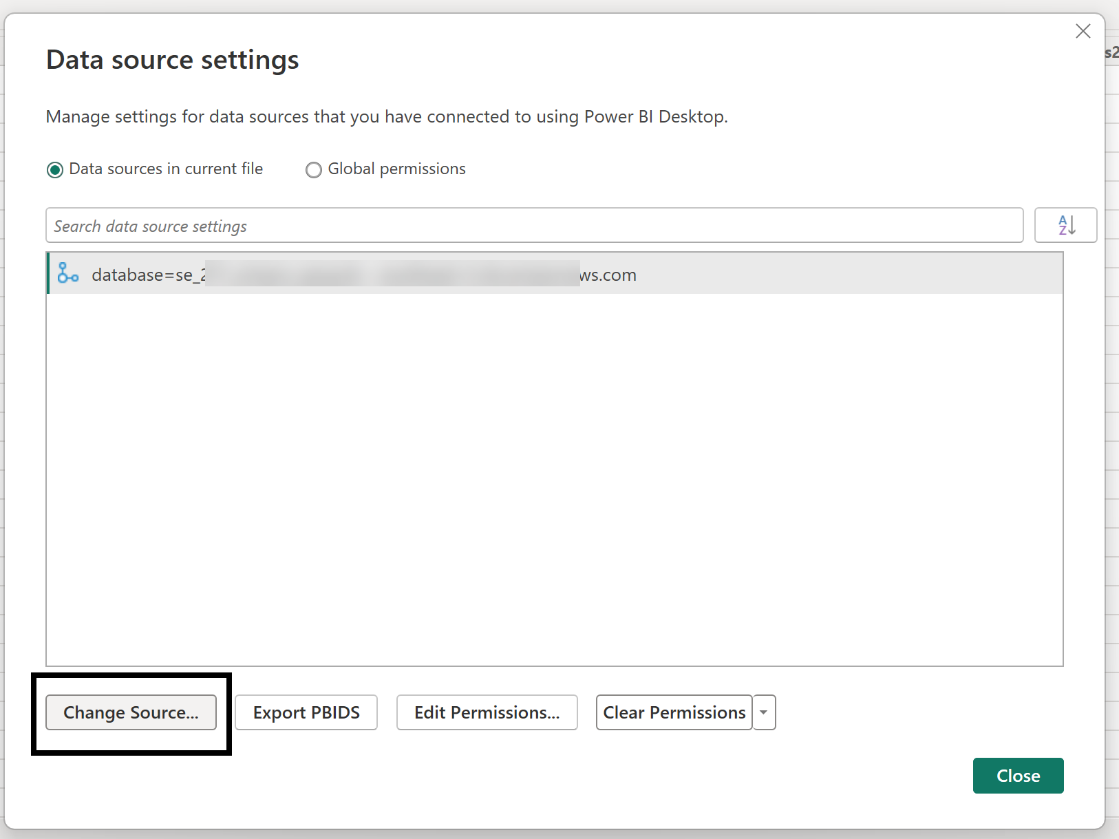 Updating your PowerBi connection string to SSL Updating your PowerBi connection string to SSL